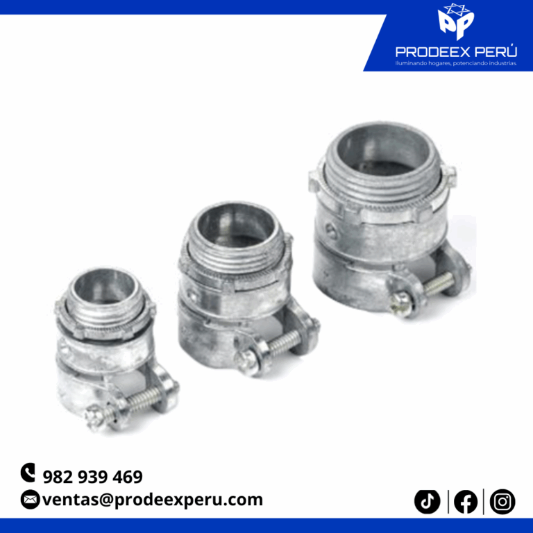 Conector Simple Recto Liviano para Tubería Conduit Flexible | Zinc ...