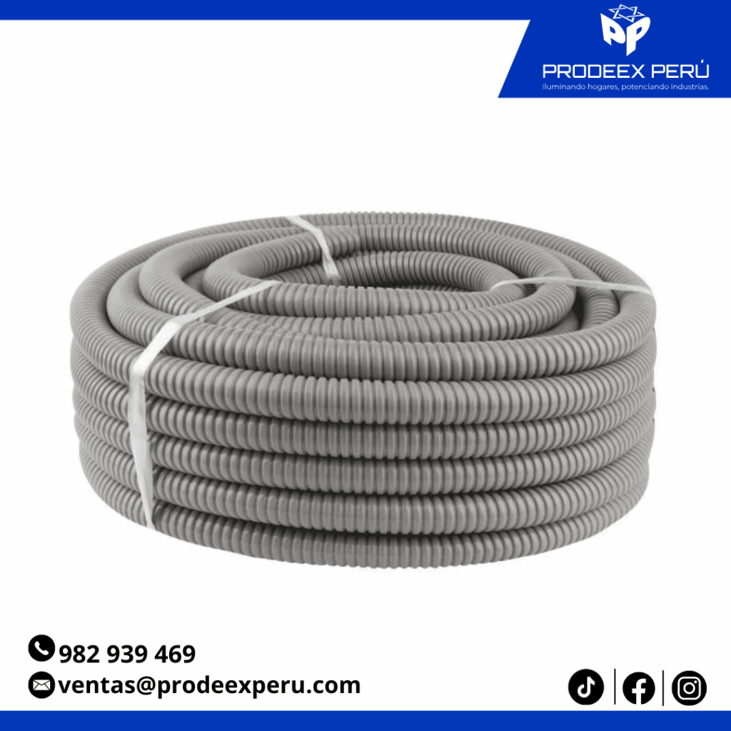 Tubería Conduit Flexible de Acero Galvanizado con PVC | Resistente a ...